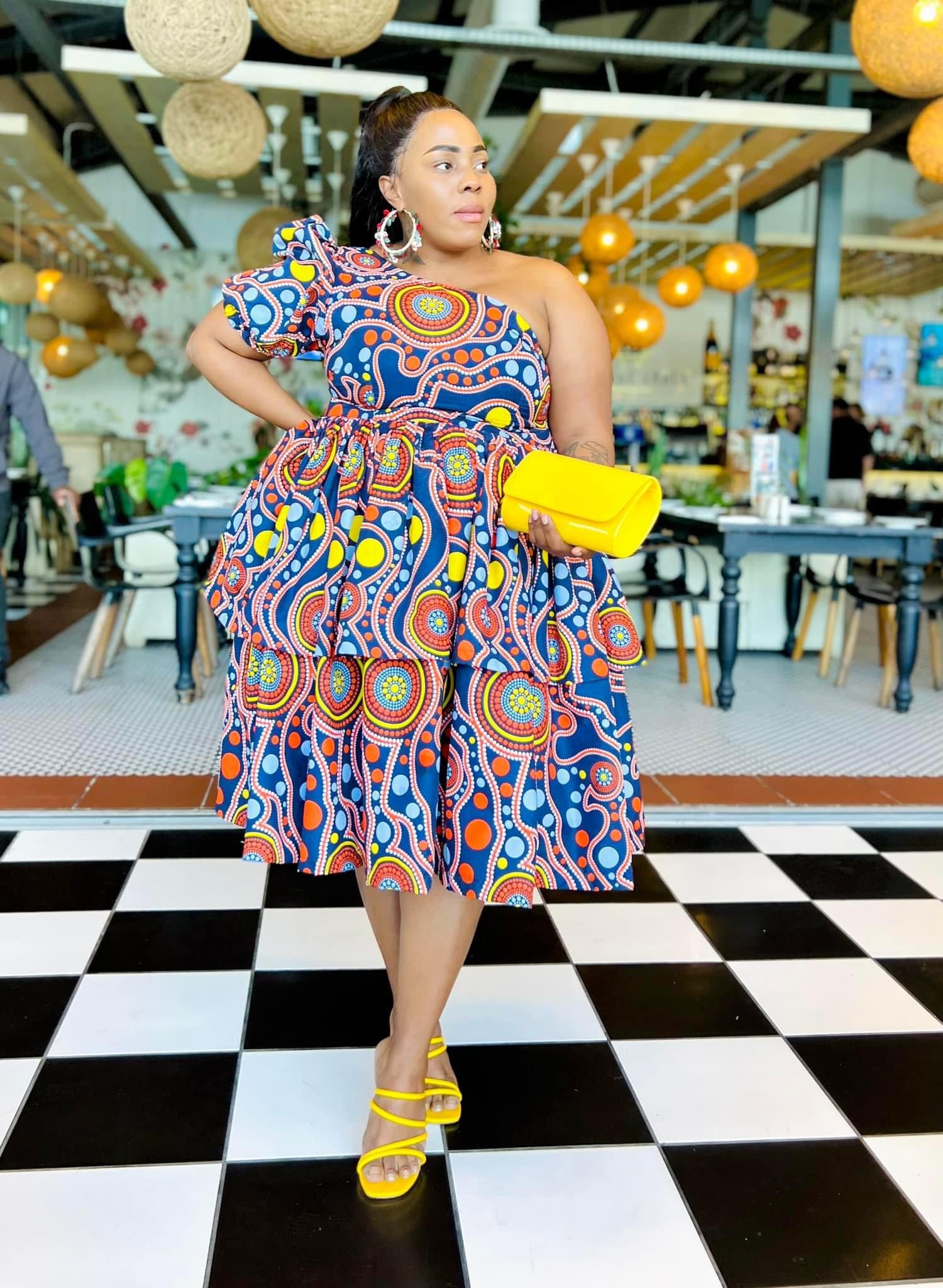 Langelihle Two Tier Dress – VALC Fashion Studio